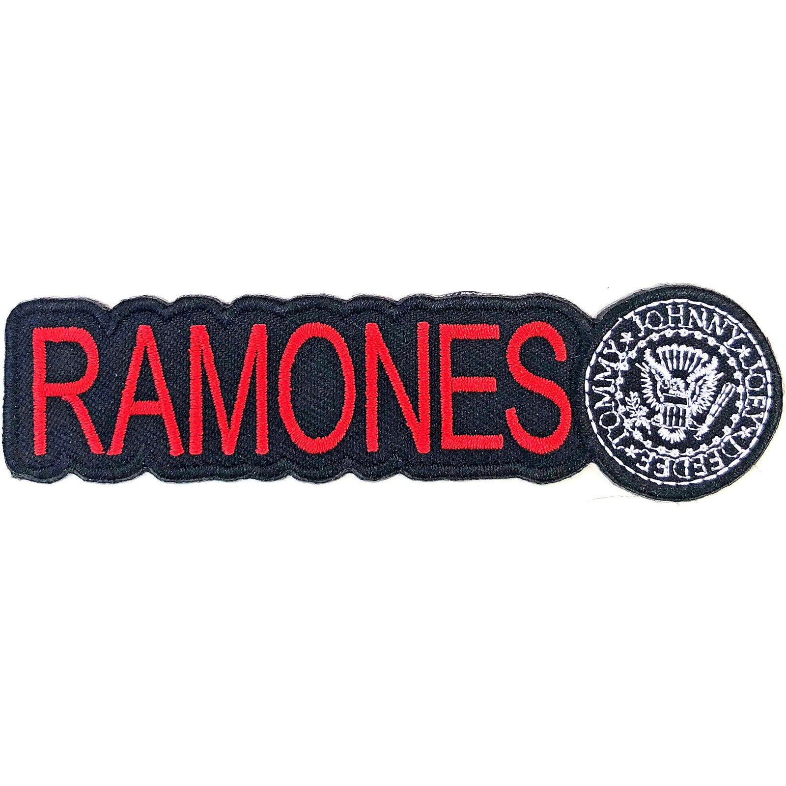 Ramones Standard Woven Patch: Logo & Seal – Rock Universe